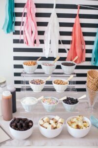 22 Brilliant Ice Cream Bar Ideas - Lady Celebrations