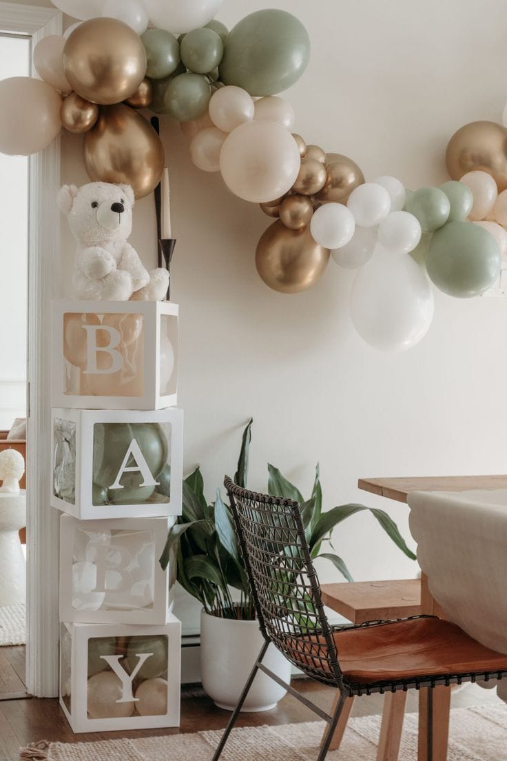 20 Beautiful Neutral Baby Shower Ideas - Lady Celebrations