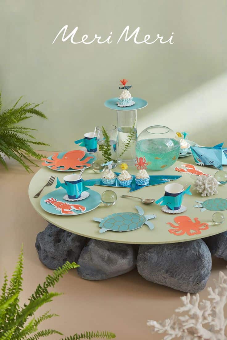 40 Kids Ocean Themed Party Ideas - Lady Celebrations