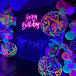 24 Neon Birthday Party Ideas for Teens - Lady Celebrations