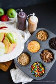 14 Fall Caramel Apple Bar Ideas - Lady Celebrations