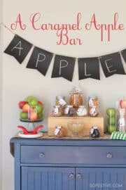 14 Fall Caramel Apple Bar Ideas - Lady Celebrations