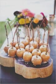 14 Fall Caramel Apple Bar Ideas - Lady Celebrations