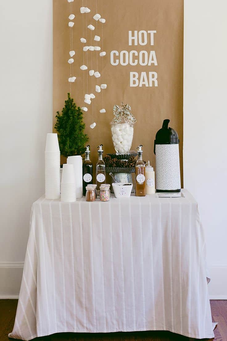 25 Christmas Hot Cocoa Bars - Lady Celebrations