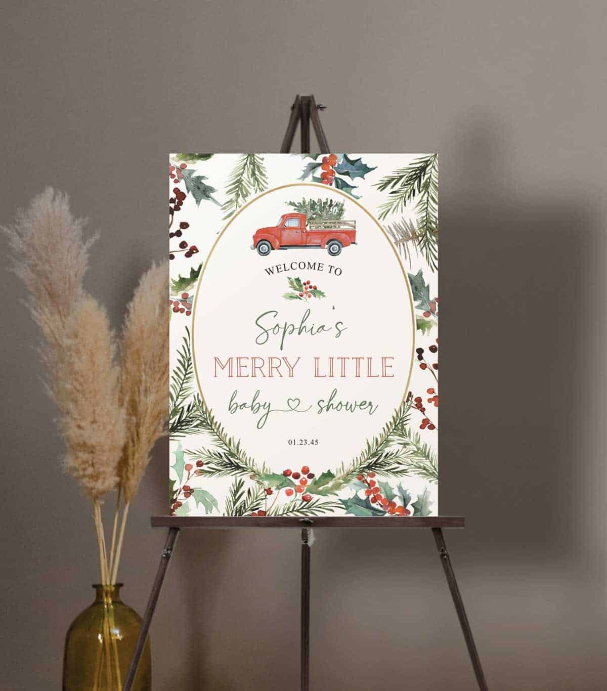 25 Christmas Baby Shower Ideas - Lady Celebrations