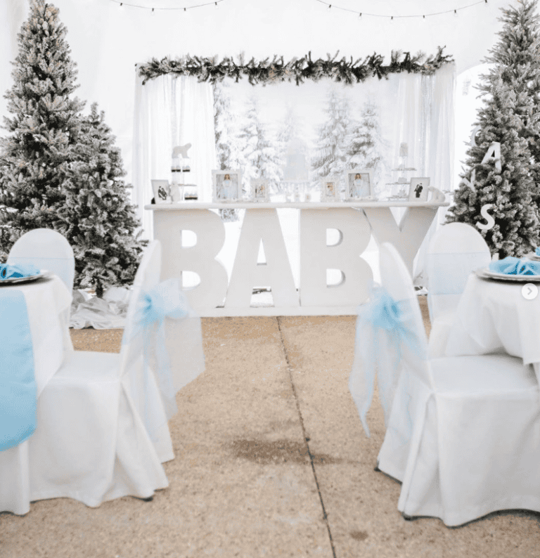 25 Christmas Baby Shower Ideas - Lady Celebrations