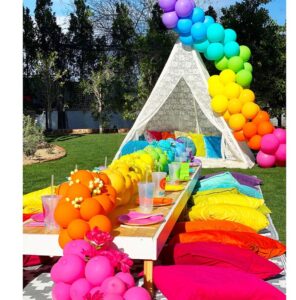 22 Rainbow Birthday Party Ideas for Kids - Lady Celebrations