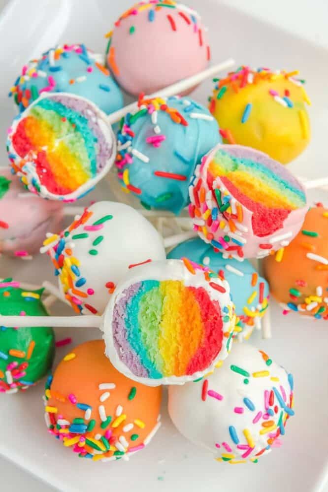 22 Rainbow Birthday Party Ideas for Kids - Lady Celebrations
