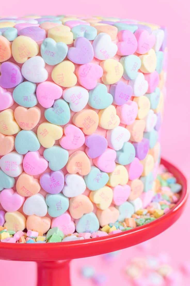 20 Candy Heart Valentine's Day Party Ideas - Lady Celebrations