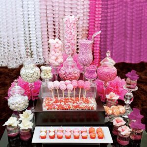 16 Sweet Pink Candy Bar Ideas - Lady Celebrations