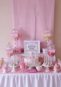 16 Sweet Pink Candy Bar Ideas - Lady Celebrations