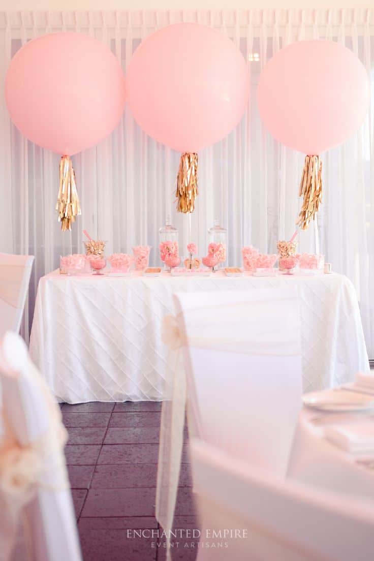 16 Sweet Pink Candy Bar Ideas - Lady Celebrations