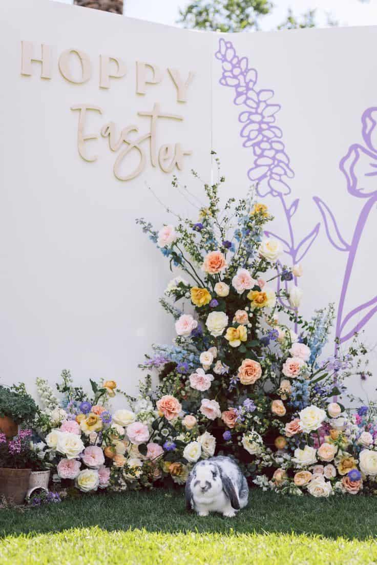 16 DIY Easter Backdrops - Lady Celebrations