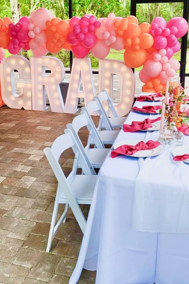24 Pink Graduation Party Ideas - Lady Celebrations