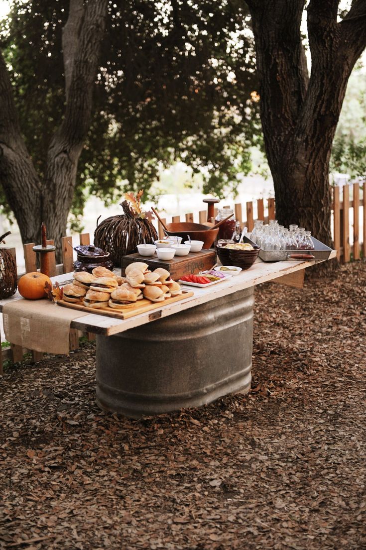 20 Festive Outdoor Fall Party Ideas - Lady Celebrations