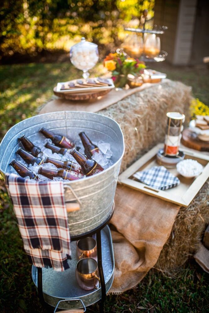 20 Festive Outdoor Fall Party Ideas - Lady Celebrations