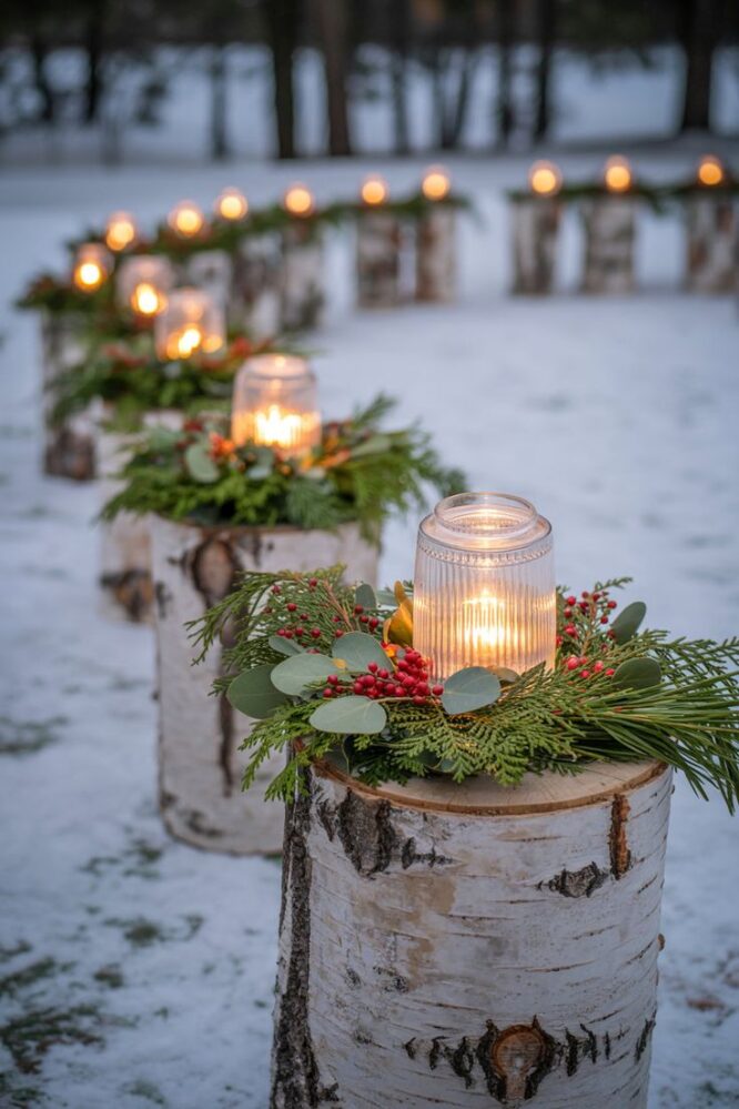 14 Rustic Christmas Party Ideas - Lady Celebrations