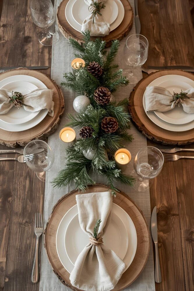 14 Rustic Christmas Party Ideas - Lady Celebrations