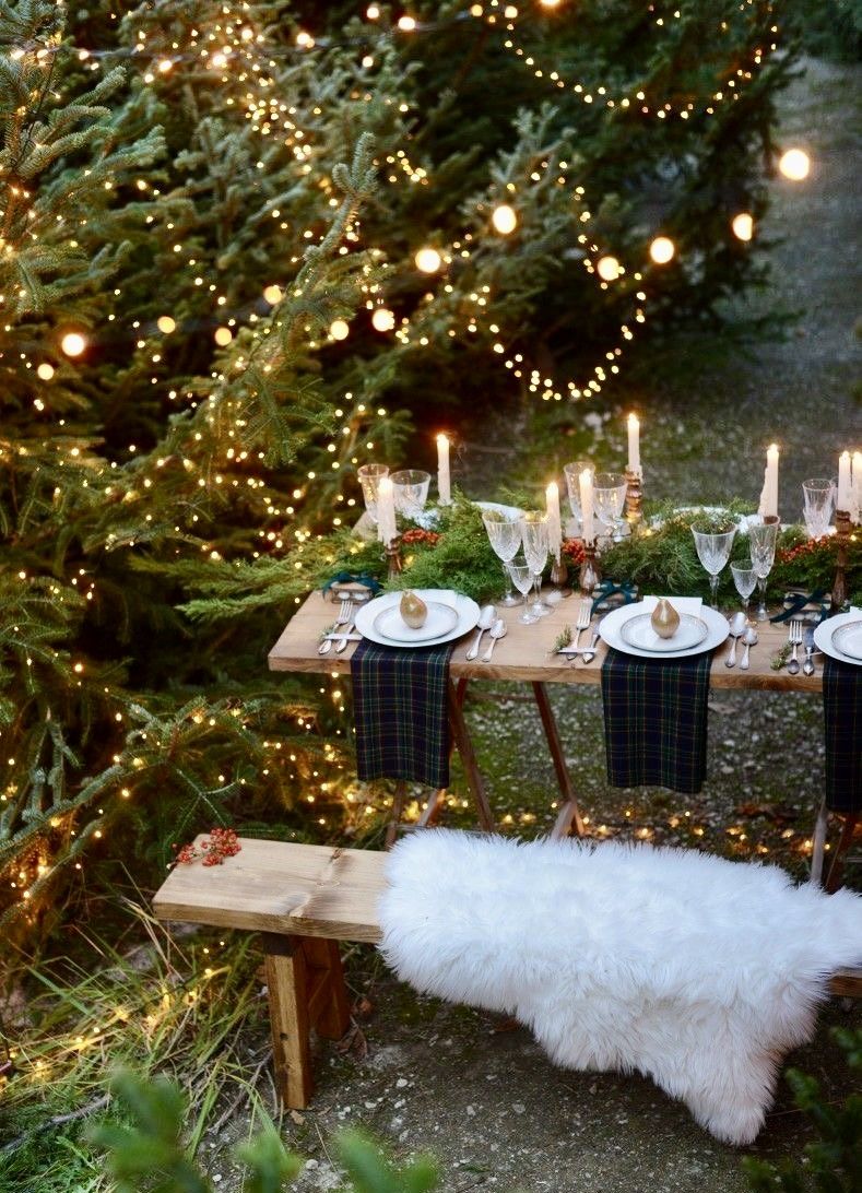 14 Rustic Christmas Party Ideas - Lady Celebrations